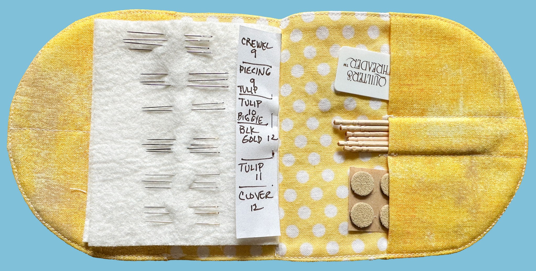 A Simple Hand Sewing Needle Guide | Piece O Cake Blog